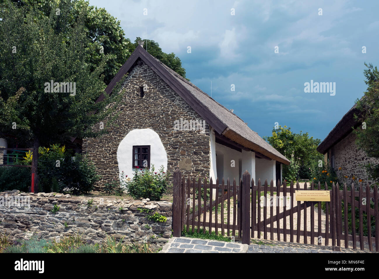 Folkloristische malerischen alten Haus in Tihany, am nördlichen Ufer ...