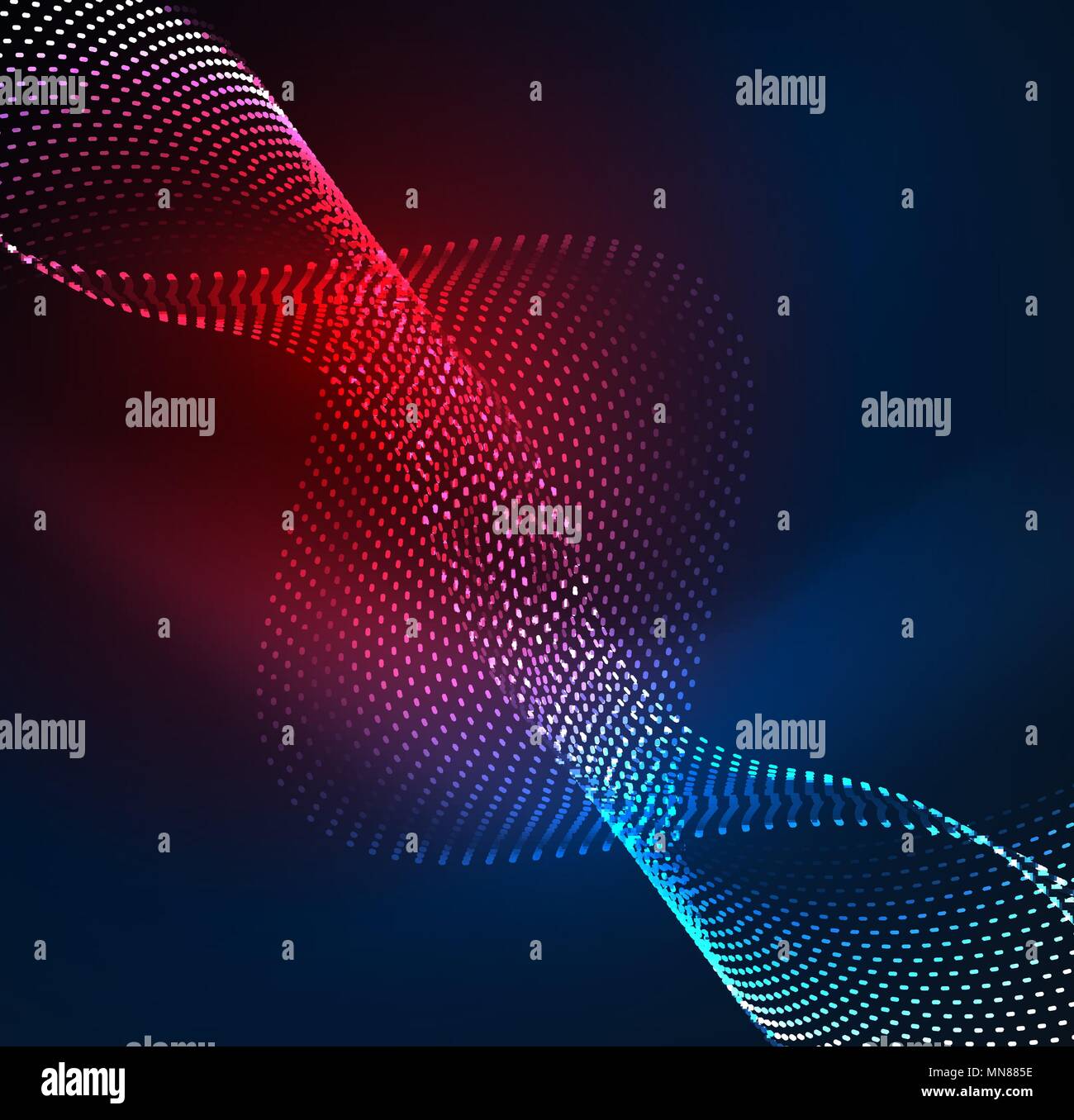 Vector wave Partikel Hintergrund. Vector wave Partikel Hintergrund - 3D ...