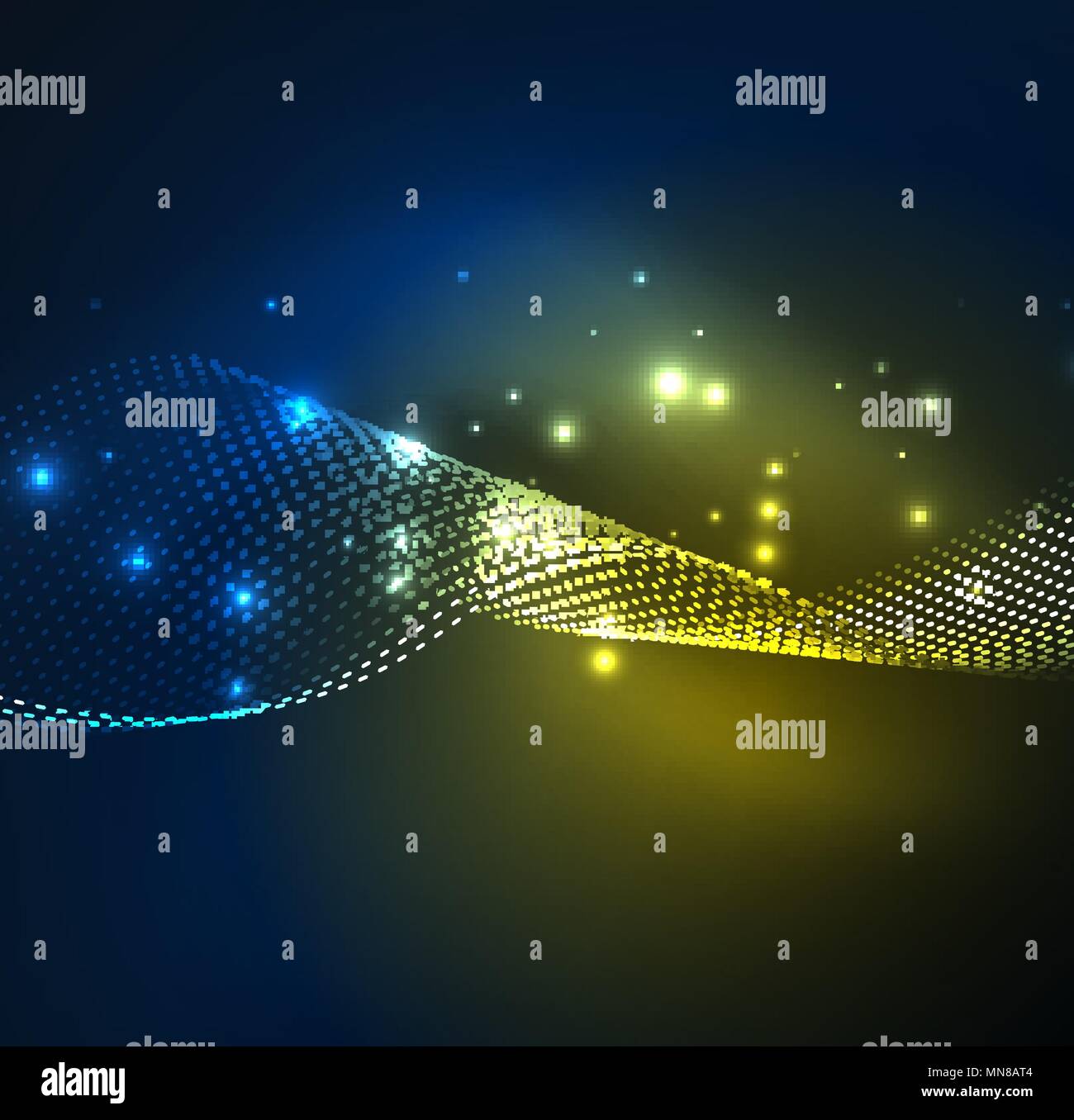 Vector wave Partikel Hintergrund. Vector wave Partikel Hintergrund - 3D ...