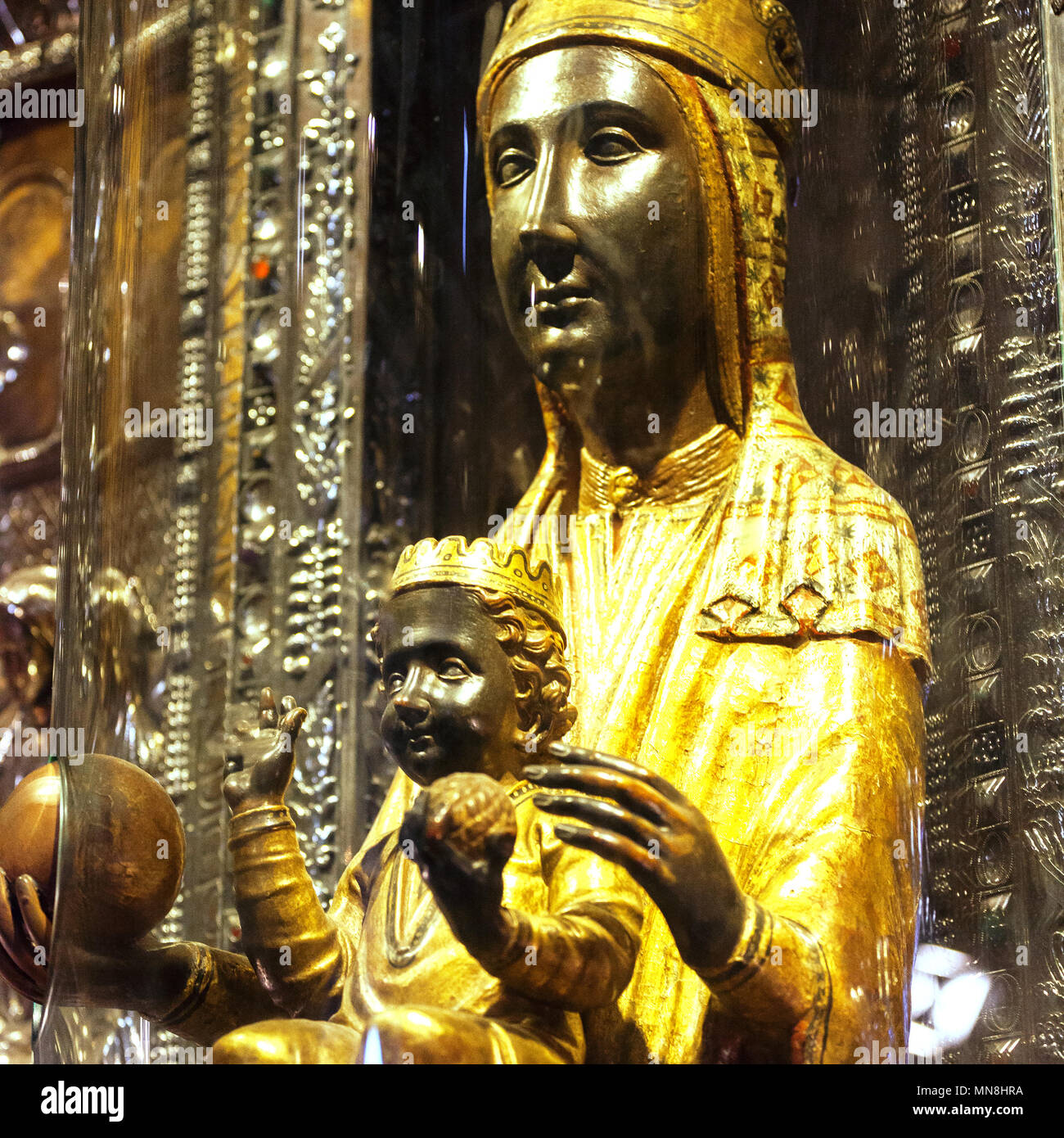 Black Madonna Montserrat Spain Stockfotos und -bilder Kaufen - Alamy