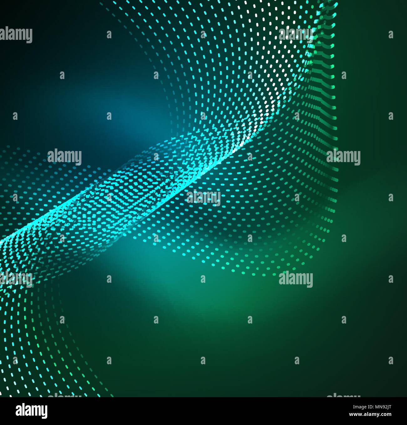 Vector wave Partikel Hintergrund. Vector wave Partikel Hintergrund - 3D ...