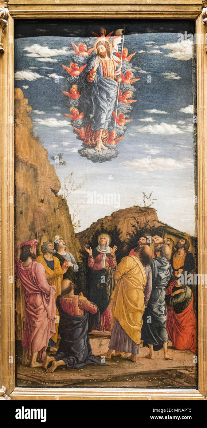 Andrea Mantegna - Szenen aus dem Leben Christi, 1464 (links) - Uffizien - Galleria degli Uffizi ...