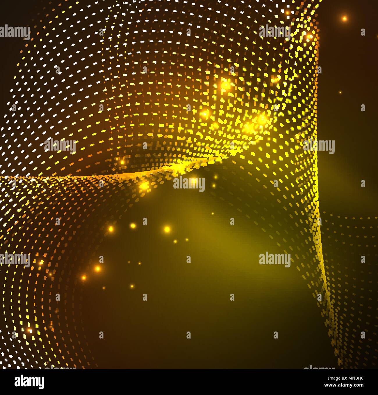 Vector wave Partikel Hintergrund. Vector wave Partikel Hintergrund - 3D ...