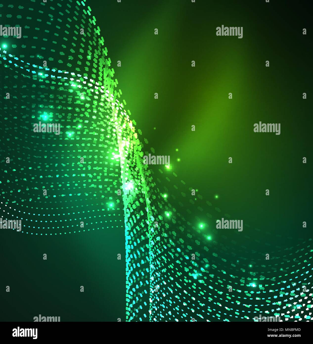 Vector wave Partikel Hintergrund. Vector wave Partikel Hintergrund - 3D ...