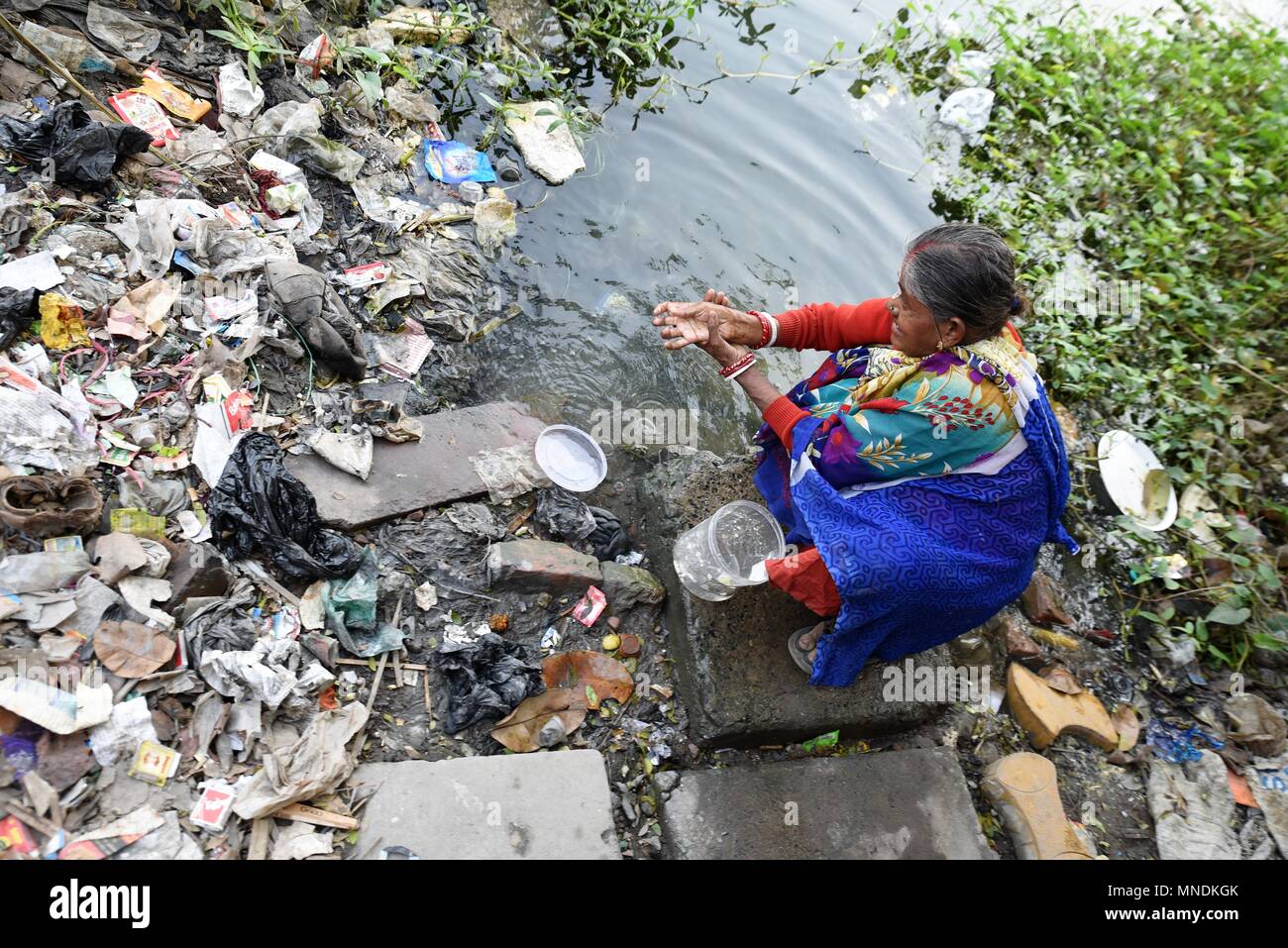 Eine Armut Szene in Kolkata (Kalkutta), Indien Foto © jacopo Emma ...