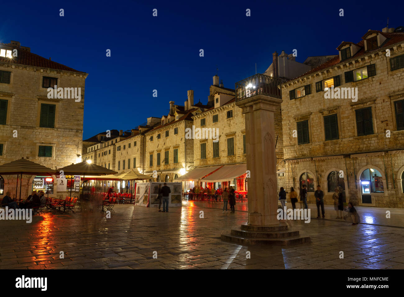 Luza Square Dubrovnik Old City Stockfotos und -bilder Kaufen - Alamy