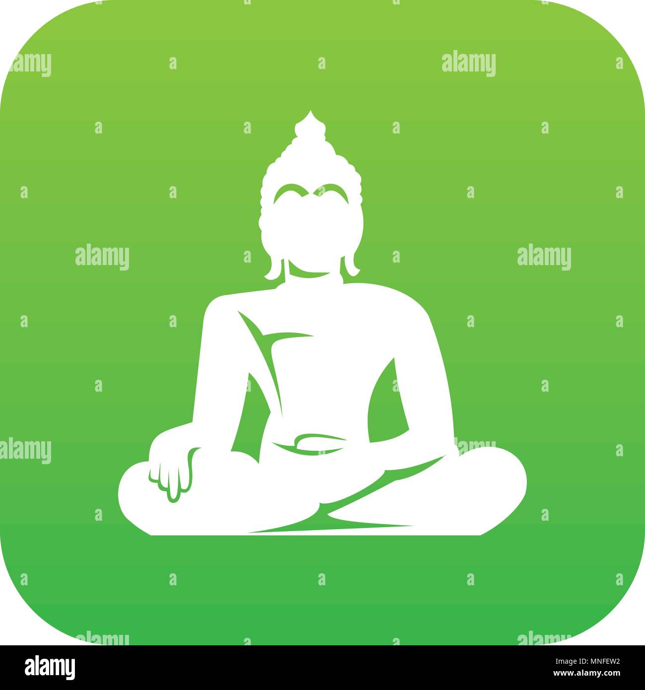 Erleuchtung der buddha statue Stock-Vektorgrafiken kaufen - Alamy