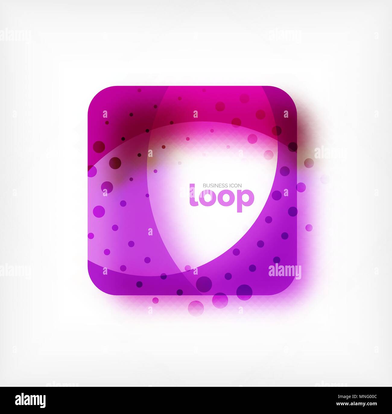 Vektor square Loop business Symbol, geometrische Symbol erstellt von ...