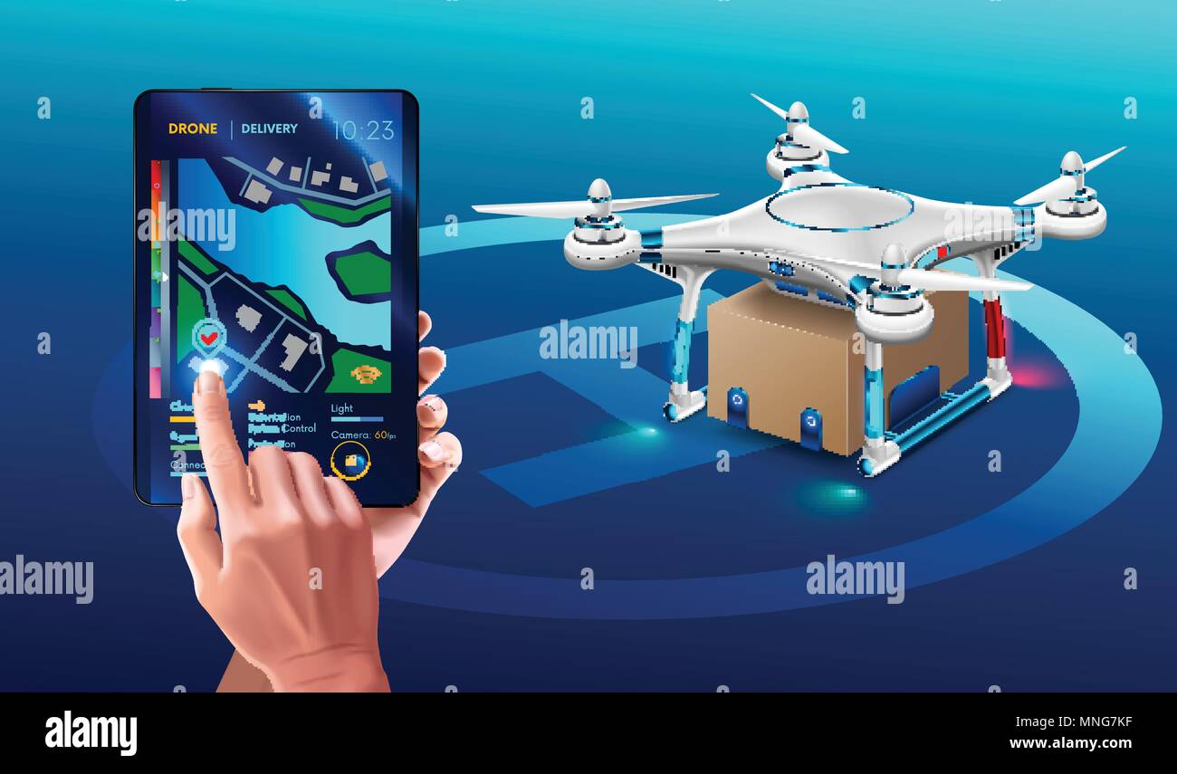 Autonome Paketzustellung Stockfotos und -bilder Kaufen - Alamy