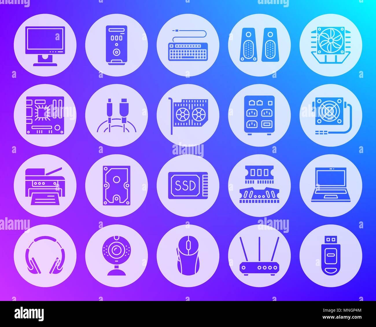 Computer Icons einstellen. Web sign Kit der Elektronik. Gadget ...