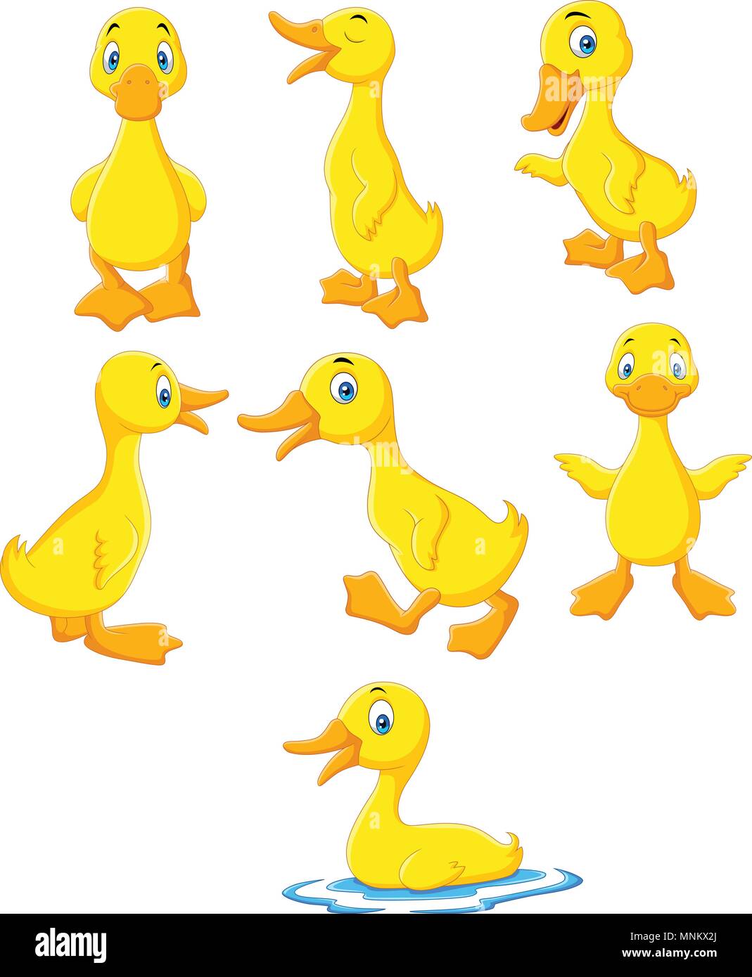 Duck cartoon Stock-Vektorgrafiken kaufen - Alamy