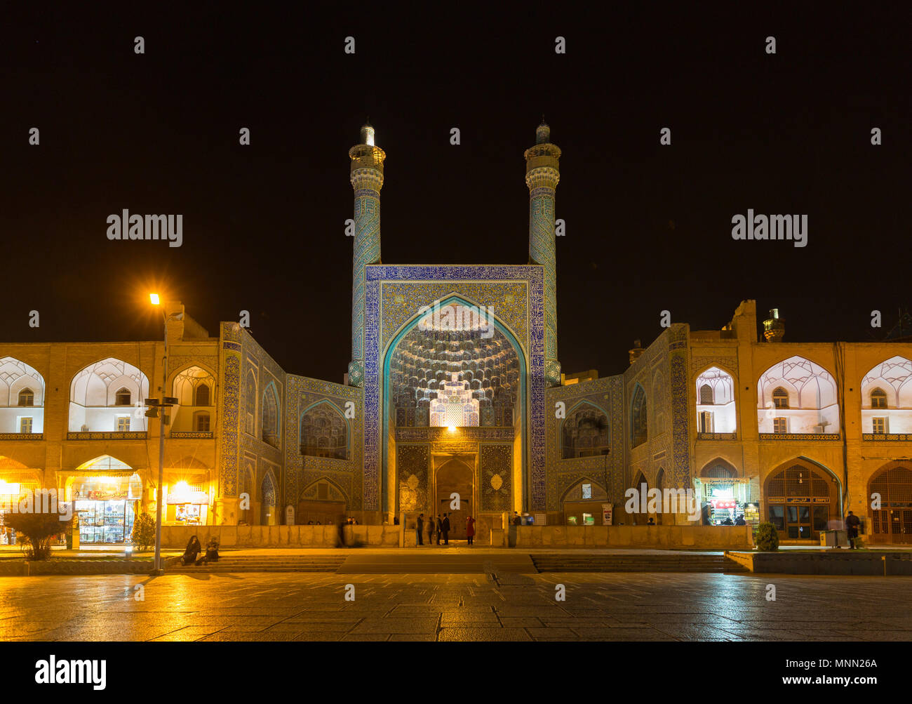 Imam Moschee (Masjed-e Imam) an Naghsh-e Jahan Platz in Isfahan, Iran ...