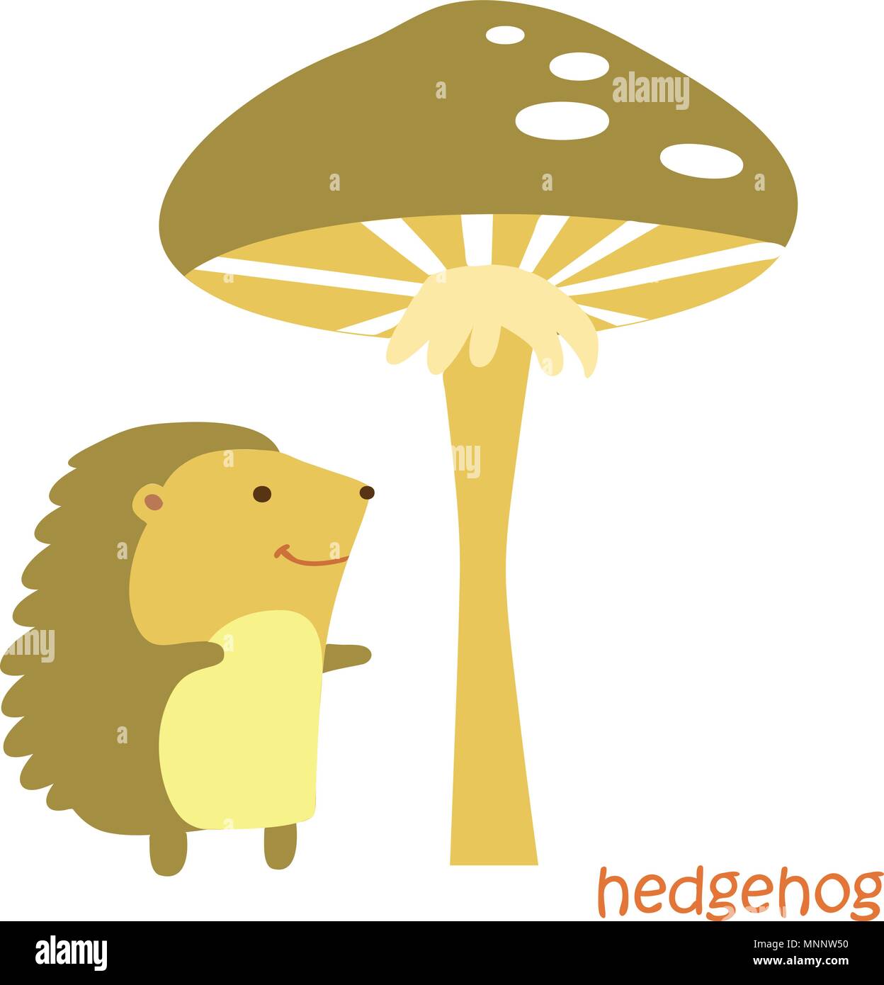 Hedgehog drawing Stock-Vektorgrafiken kaufen - Alamy