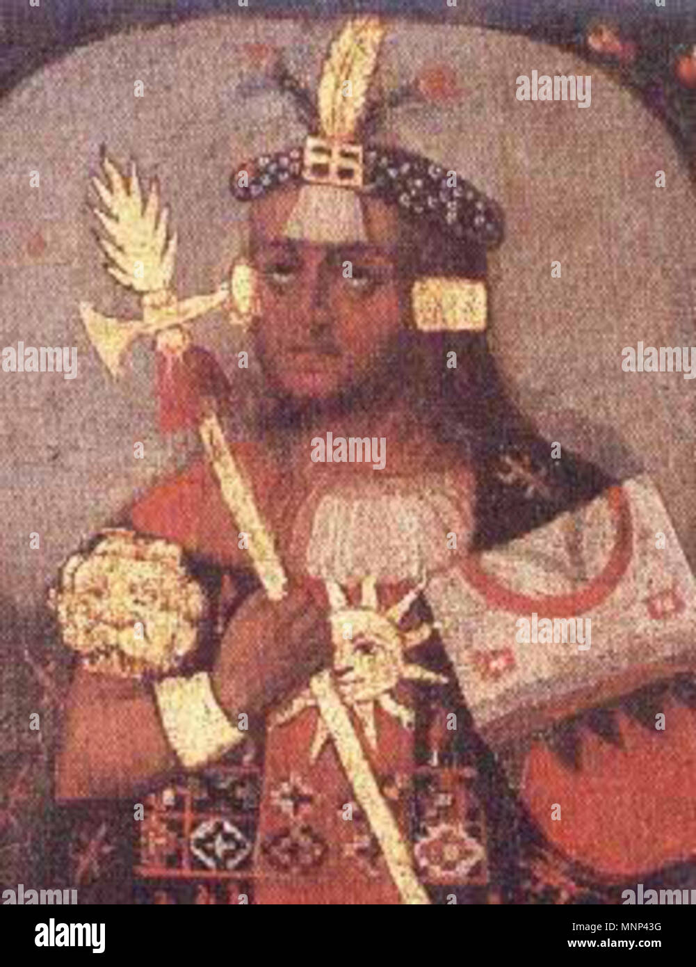 . Pachacutec, retrato de las mejores de una pintura de los Sapa Inka ...