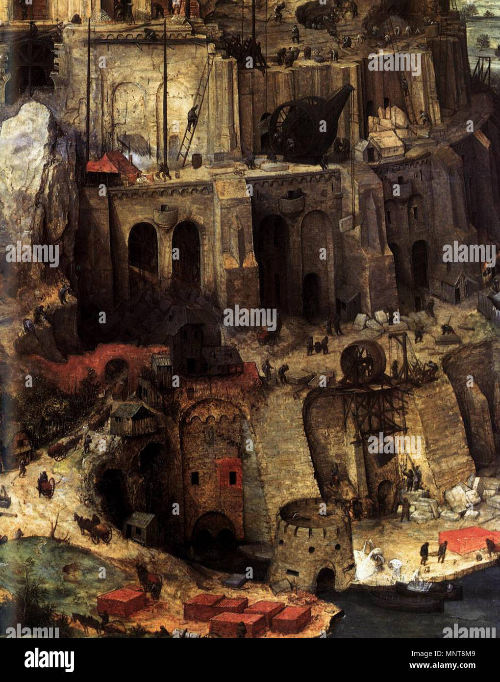 Der Turm von Babel (Detail) 1563. 990 Pieter Bruegel der Ältere - der ...