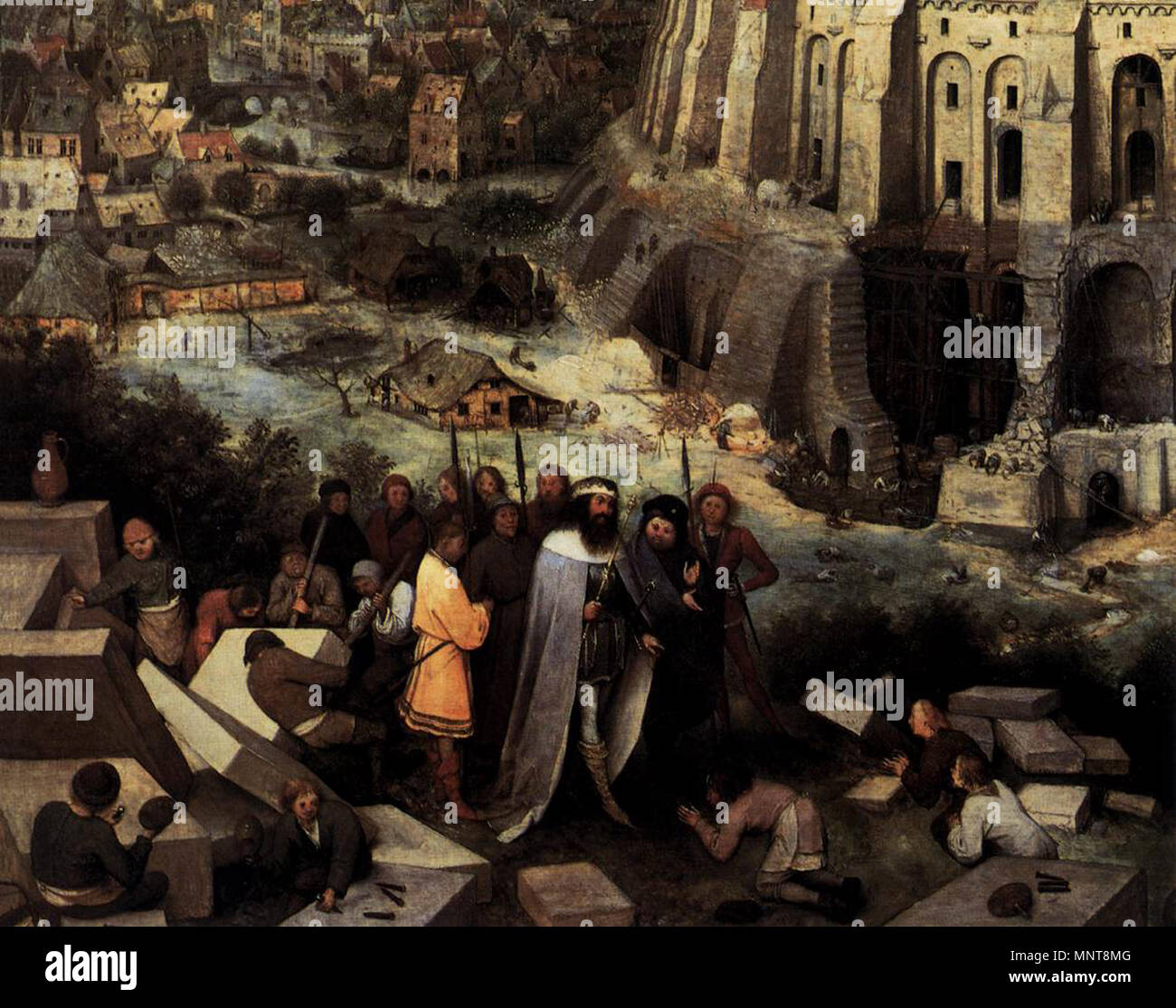 Der Turm von Babel (Detail) 1563. 990 Pieter Bruegel der Ältere - der ...