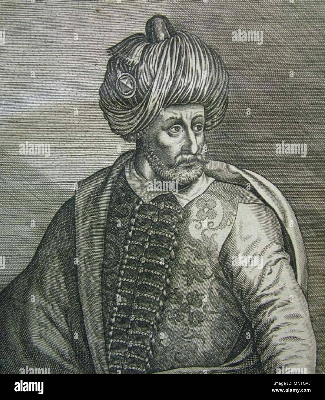 . Englisch: Portrait von Bayezid I., Sultan des Osmanischen Reiches ...