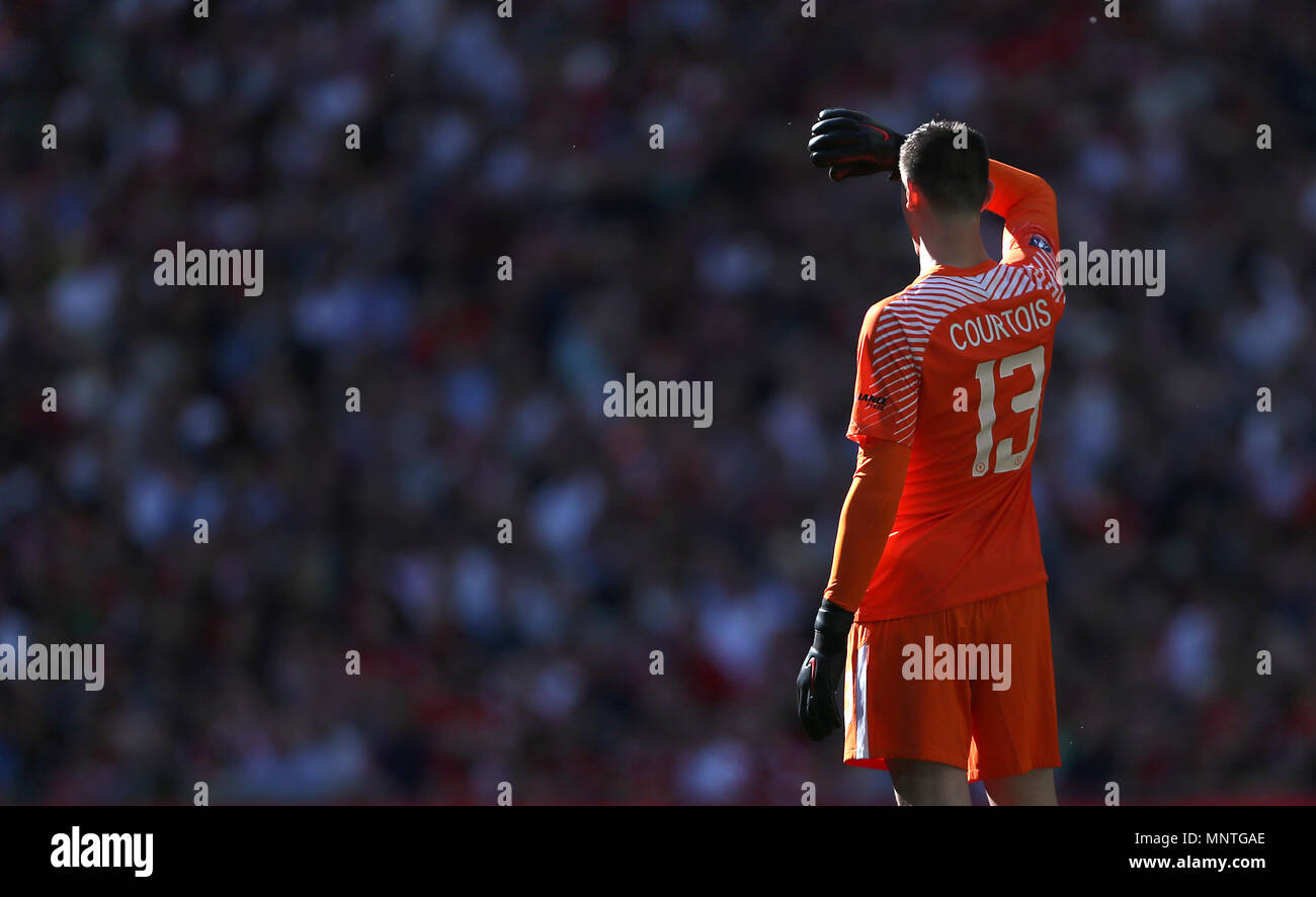 Chelsea Goalkeeper Thibaut Courtois Stockfotos und -bilder Kaufen - Alamy