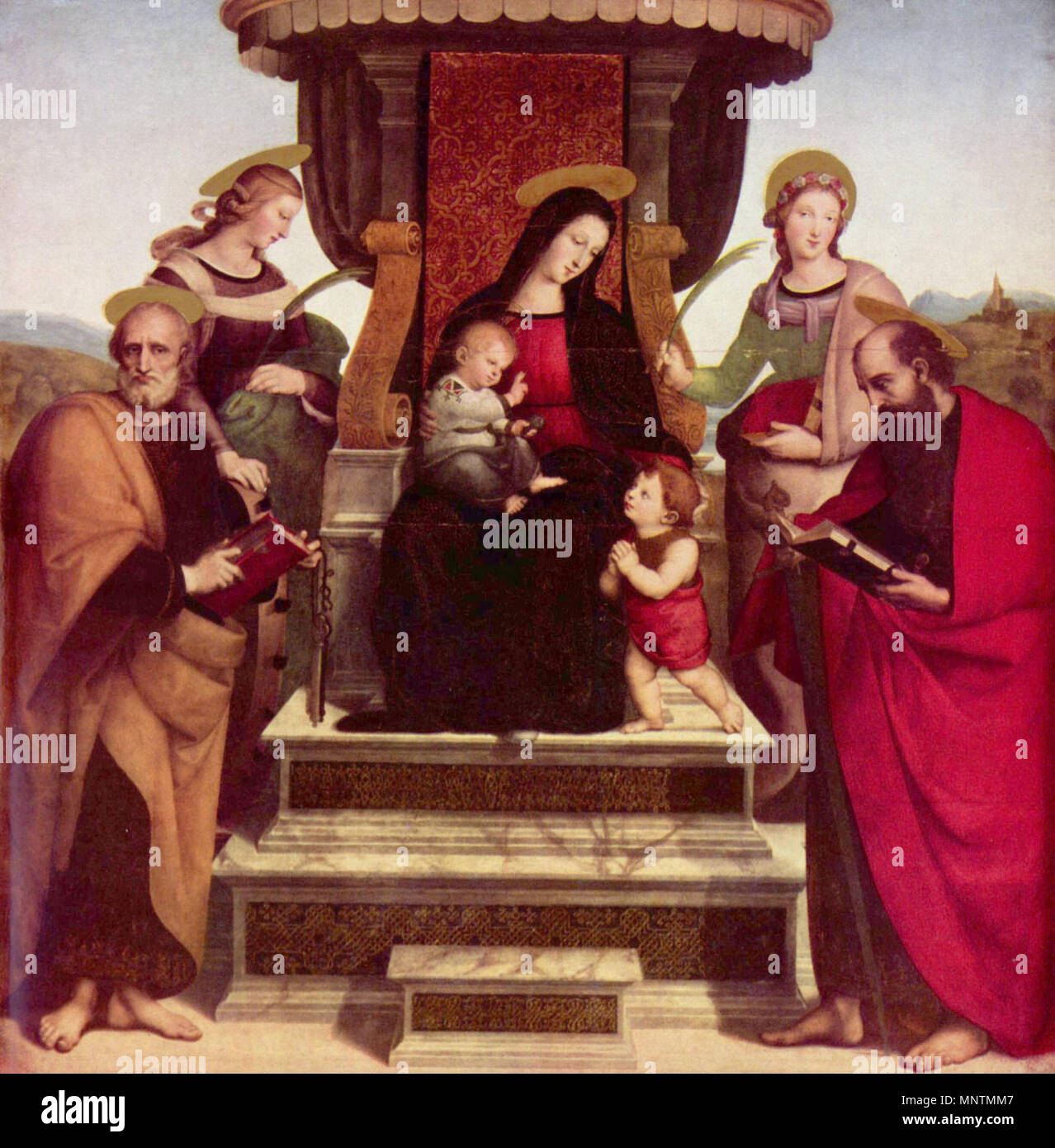 Thronende maria mit dem art -Fotos und -Bildmaterial in hoher Auflösung – Alamy