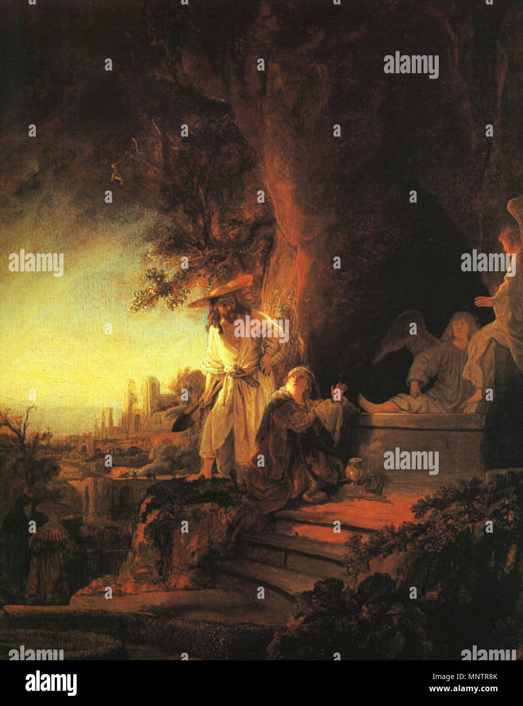 Der auferstandene Christus erscheint Maria Magdalena 1638. 1050 Rembrandt - Der auferstandene ...