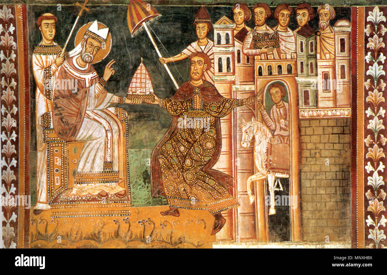 . Englisch: San Silvestro Kapelle in Santi Quattro Coronati in Rom ...