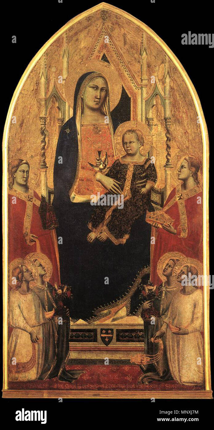 Thronende madonna und kind mit engeln 1355 -Fotos und -Bildmaterial in hoher Auflösung – Alamy