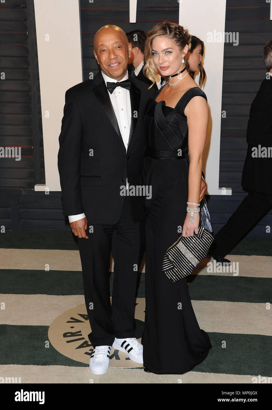 Russell Simmons auf der Vanity Fair Oscar Partei 2016 Ankunft auf dem ...