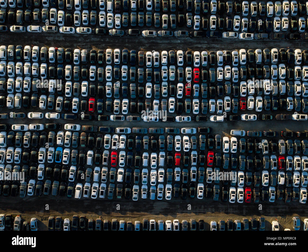 Parkplatz voll Stockfotos und -bilder Kaufen - Alamy