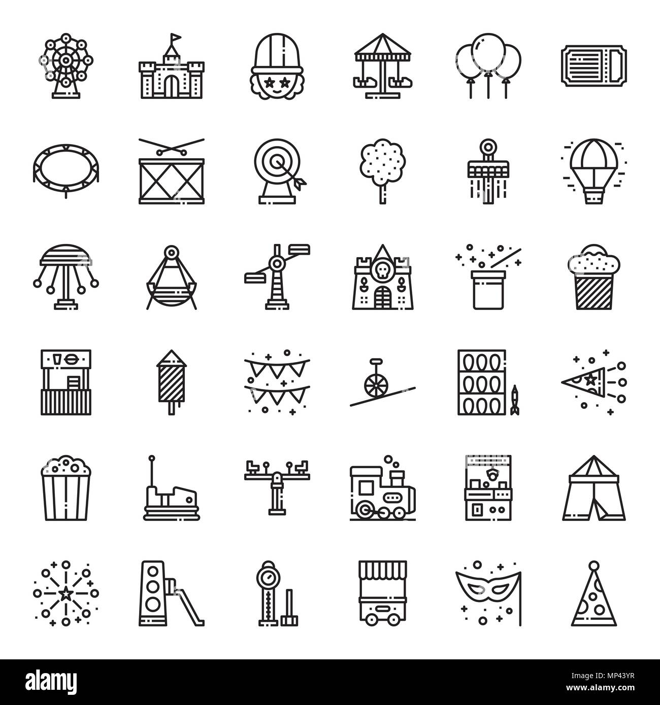 Freizeitpark symbol Stock-Vektorgrafiken kaufen - Alamy