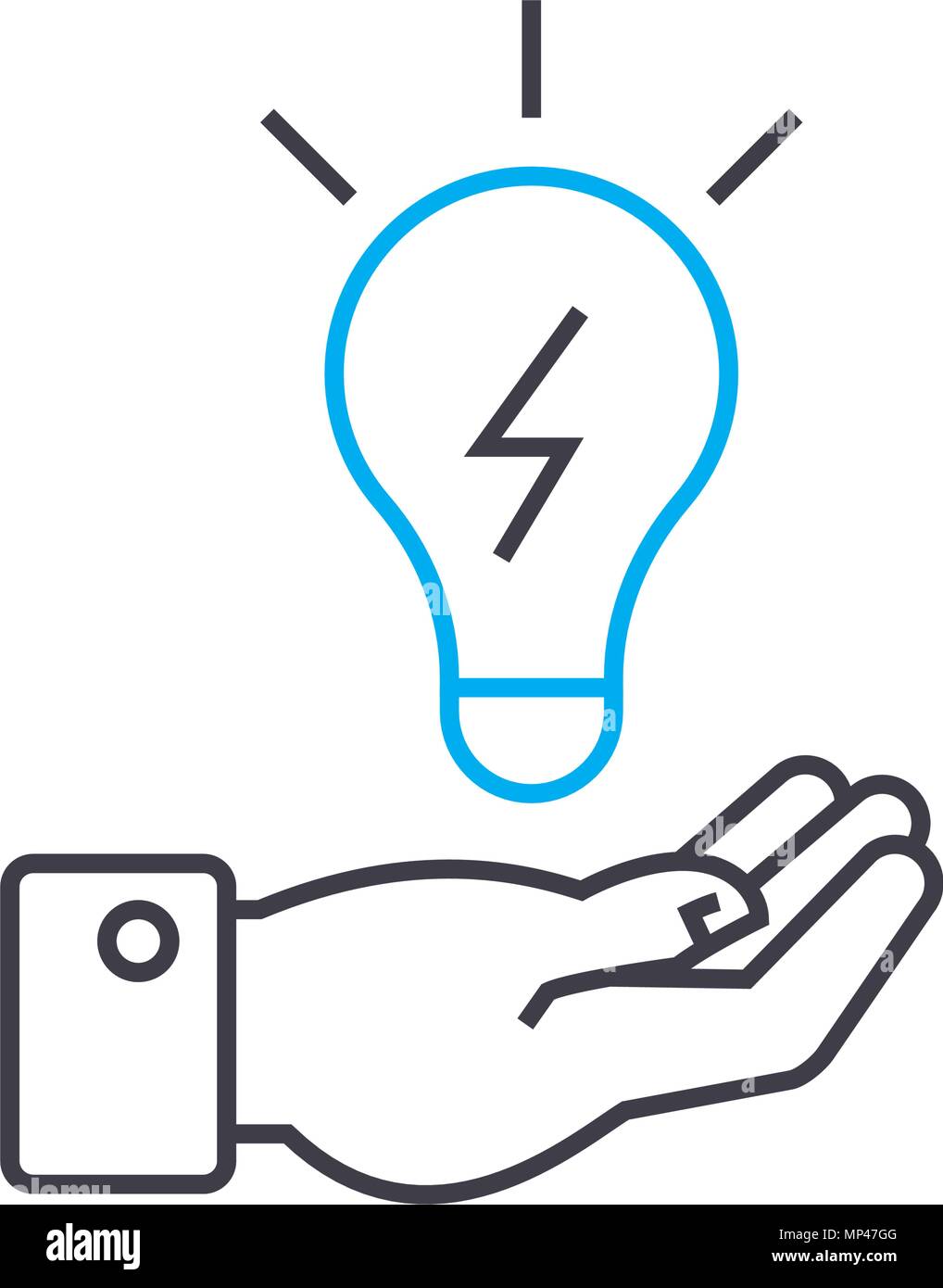 Projekt Ausarbeitung lineare Symbol Konzept. Projekt Ausarbeitung Linie ...