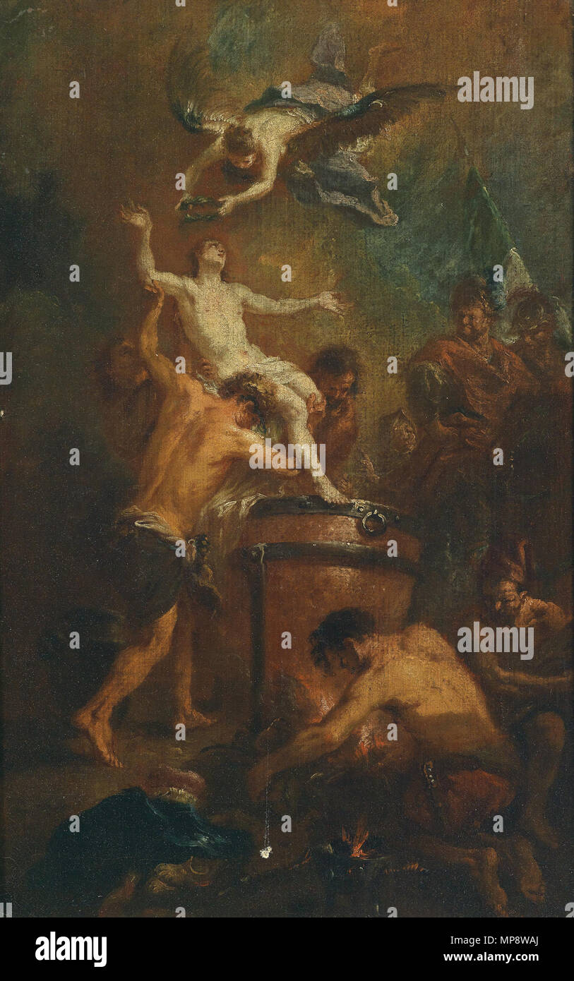 Deutsch: Das Martyrium des Heiligen Vitus circa 1772. 775 Kremser Schmidt - Das Martyrium des ...