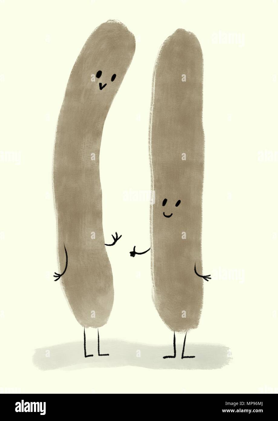 Smiley gesicht wurst -Fotos und -Bildmaterial in hoher Auflösung – Alamy