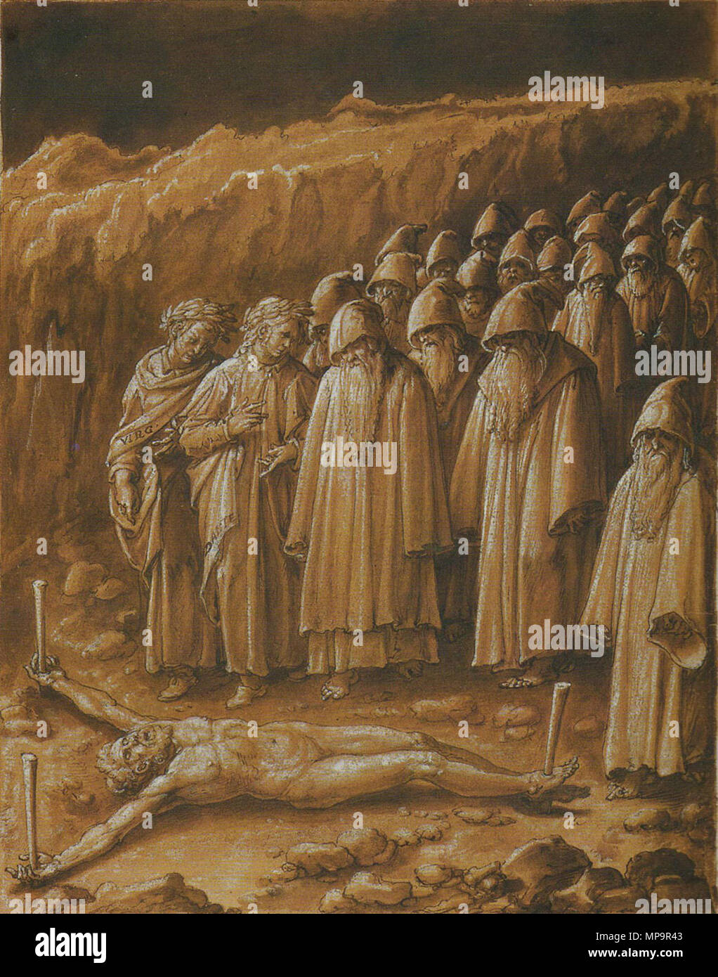 . Abbildung: Dante's Inferno, Canto 23. 1587. Stradanus (1523 - 1605 ...