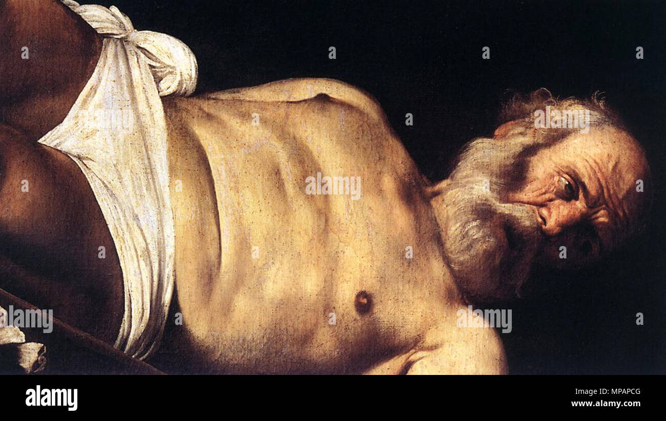 Die Kreuzigung des hl. Petrus (Detail) 1600. 889 Michelangelo Merisi da Caravaggio - die ...