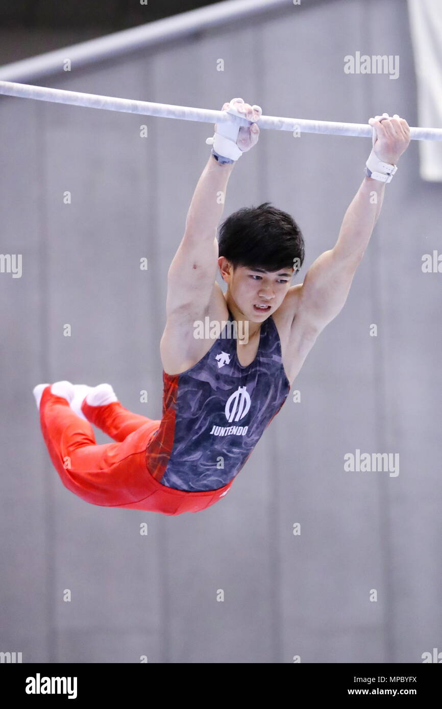 Tokyo Metropolitan Gymnasium, Tokio, Japan. 20 Mai, 2018. Kakeru Tanigawa, 20. Mai 2018 - Turnen ...