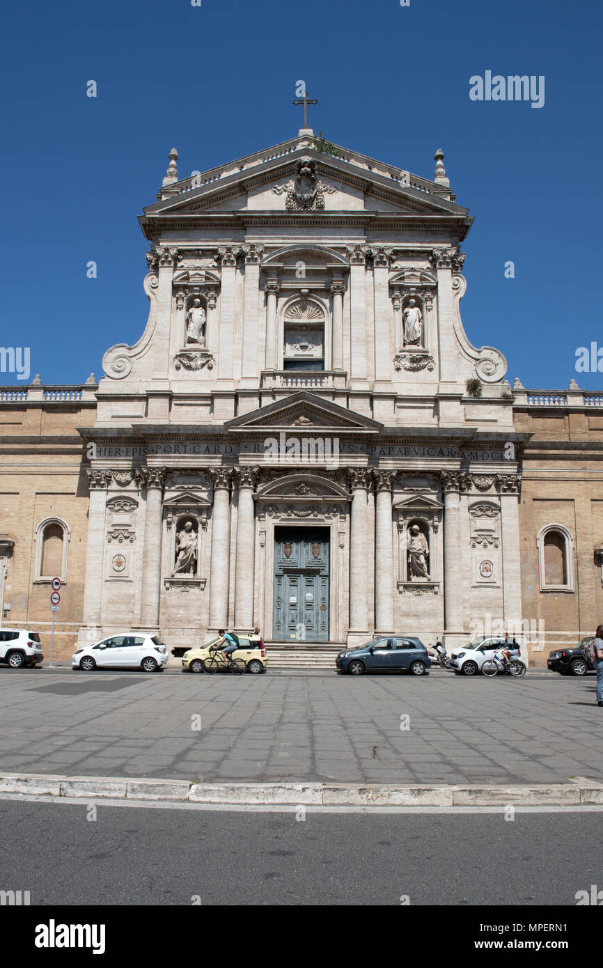 Rom Kirche Fassade, Santa Susanna alle Terme di Diocleziano ...
