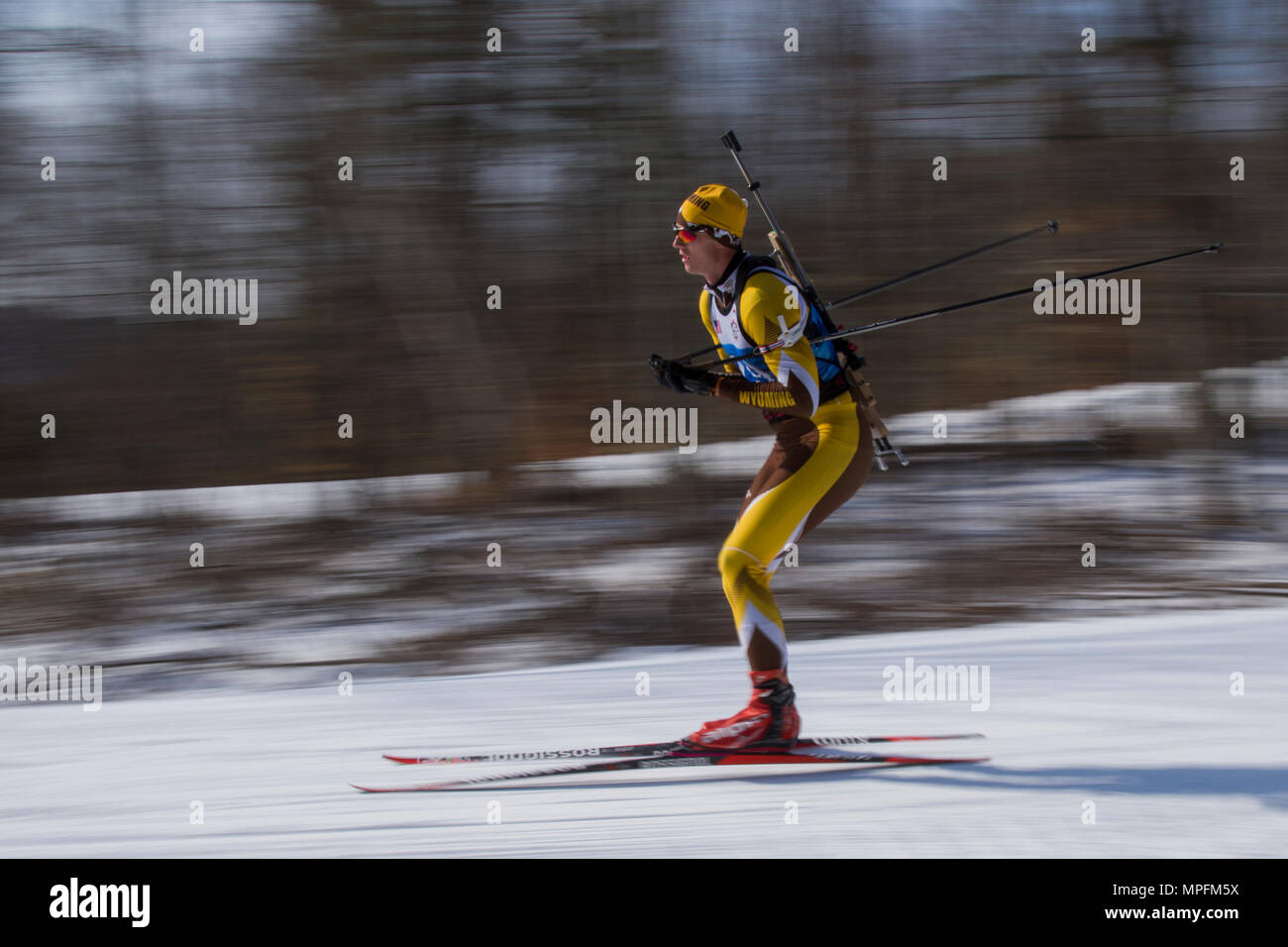 Us-Armee Sgt. Chris Dellinger, mit der Wyoming National Guard ...