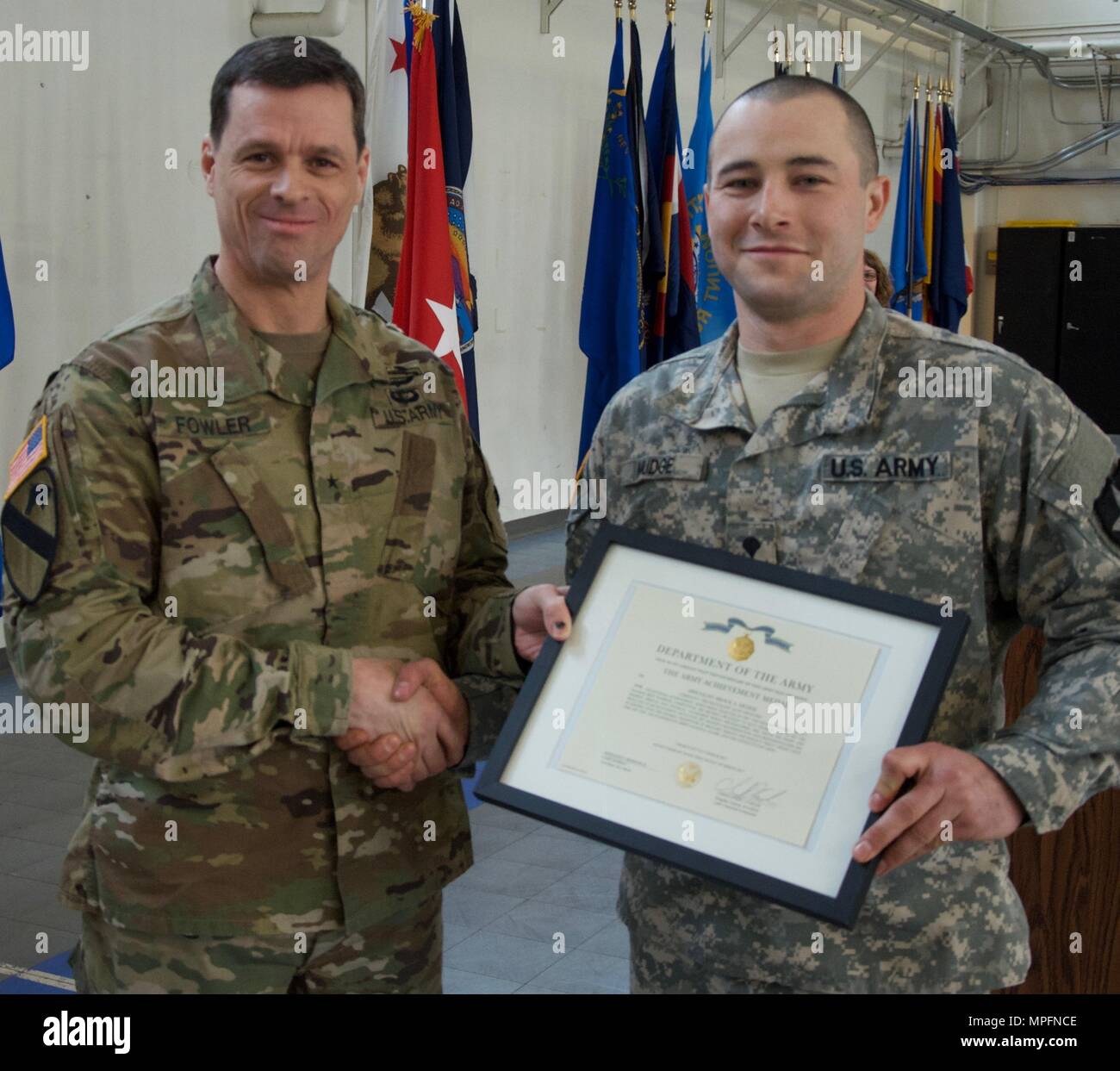BG Christopher Fowler, Land Component Commander, Washington Army ...