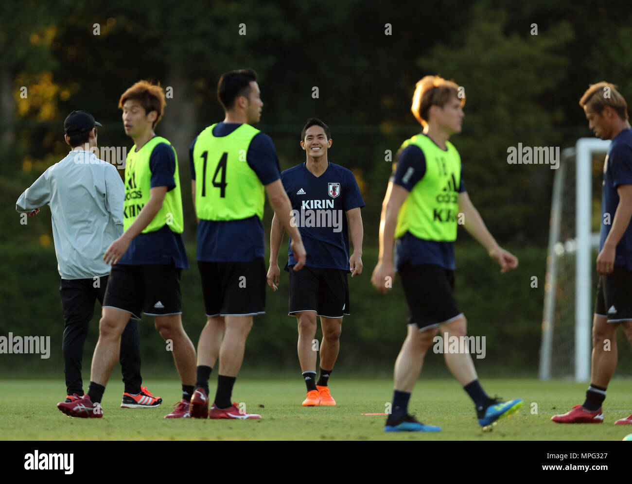 Frontier Fußballfeld, Chiba, Japan. 22. Mai, 2018. Ä/Yoshinori Muto ...