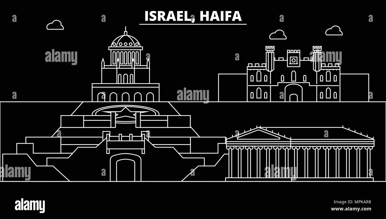 Vintage karte von haifa Stock-Vektorgrafiken kaufen - Alamy