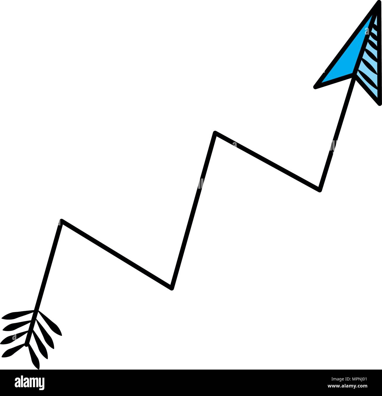 Piktogramm Pfeil Richtung zeichen Symbol Vektor illustration Stock ...