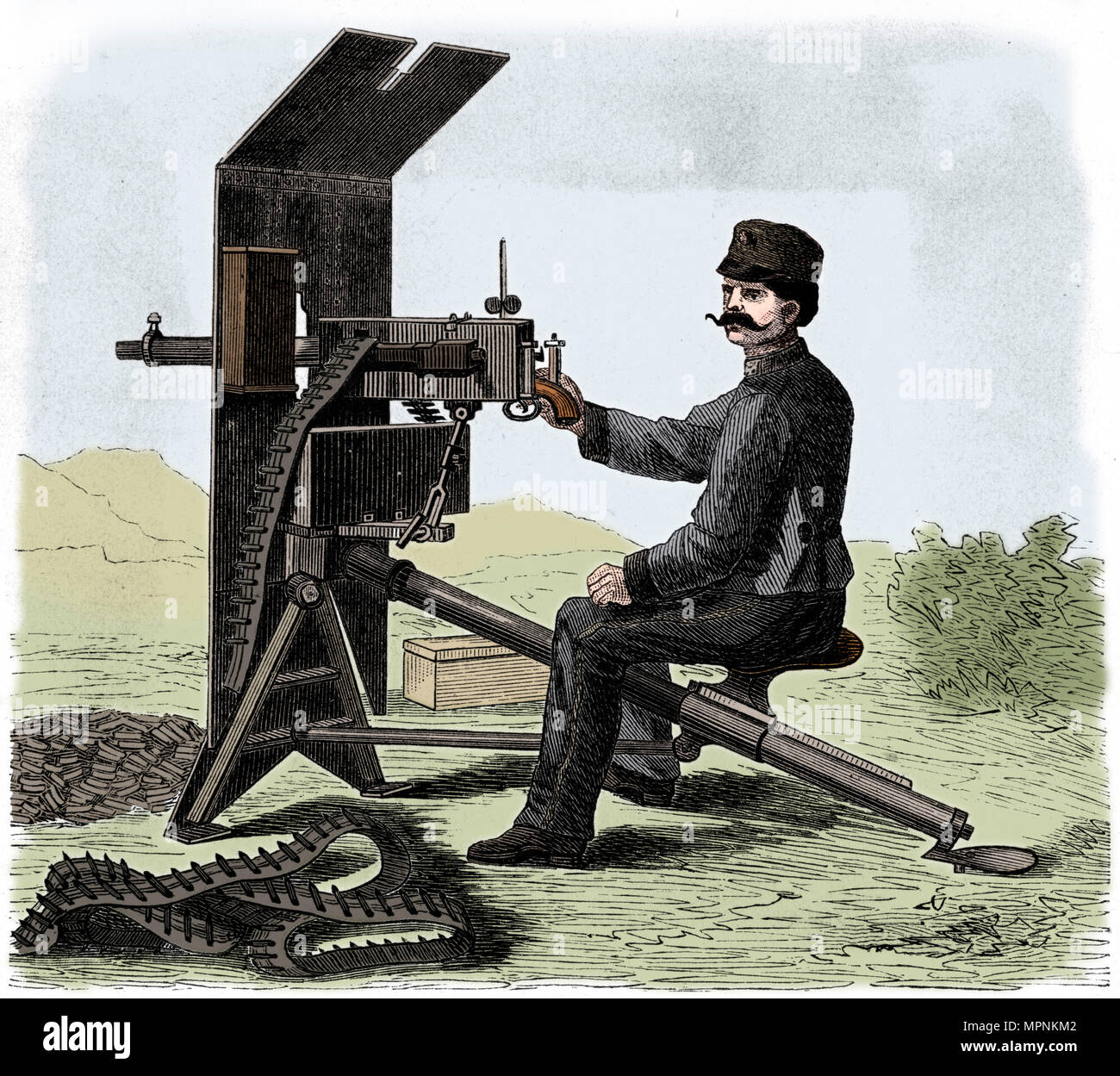 The maxim gun -Fotos und -Bildmaterial in hoher Auflösung – Alamy