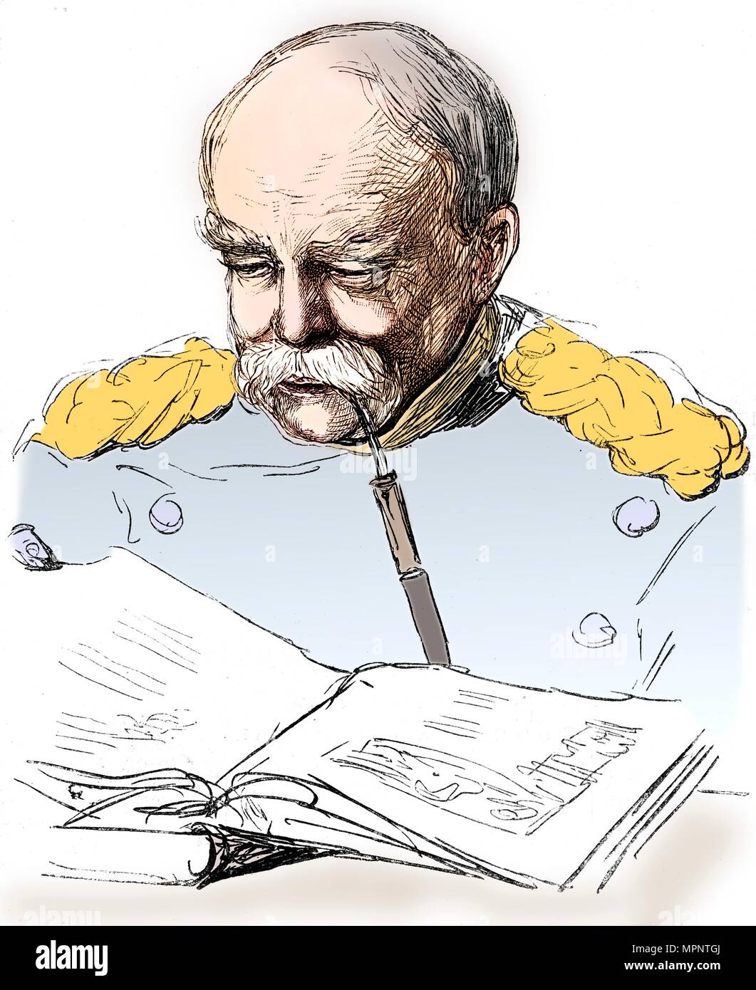 Otto von bismarck otto von bismarck gravur -Fotos und -Bildmaterial in ...