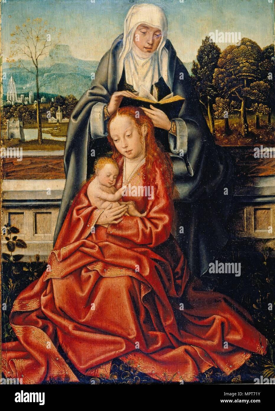 The virgin and child with st anne -Fotos und -Bildmaterial in hoher Auflösung – Alamy