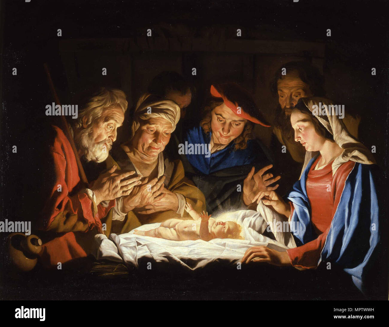 Adoration of the christ child -Fotos und -Bildmaterial in hoher Auflösung – Alamy