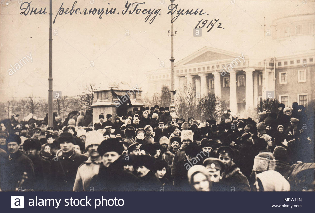 Russian Duma Revolution 1917 Stockfotos & Russian Duma Revolution 1917 ...