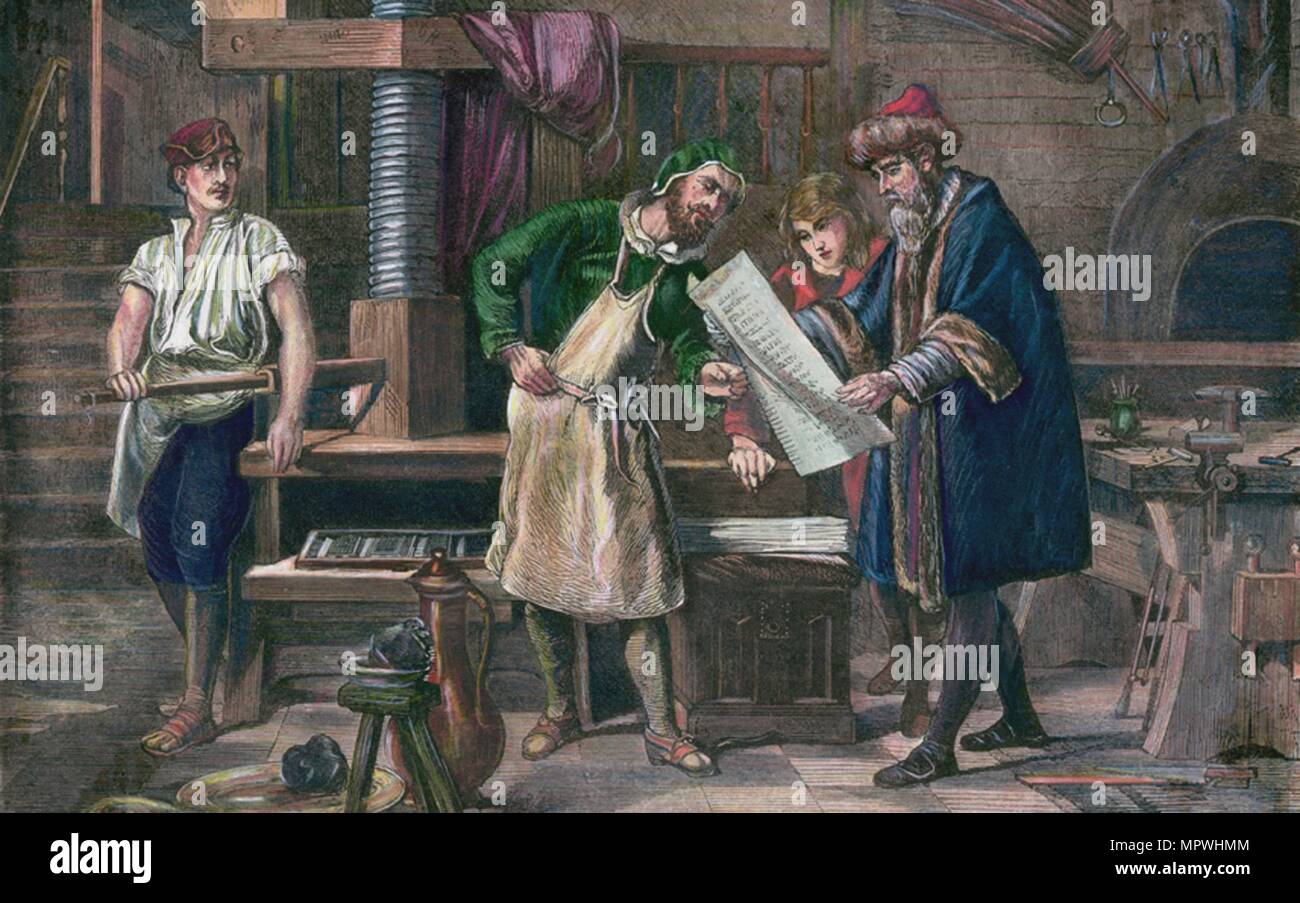 Johann gutenberg -Fotos und -Bildmaterial in hoher Auflösung – Alamy