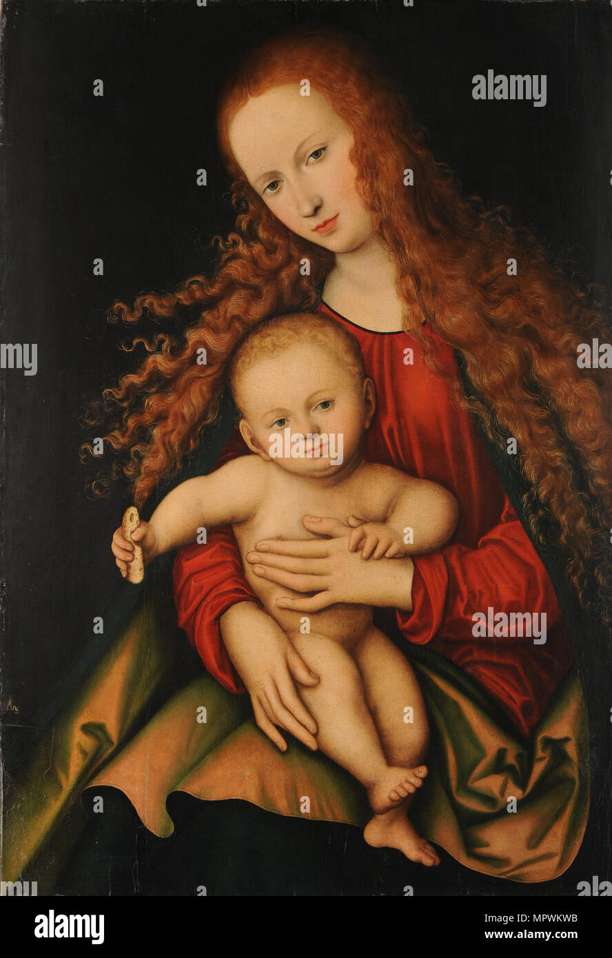 Jungfrau und kind lucas cranach Stockfotos und -bilder Kaufen - Alamy