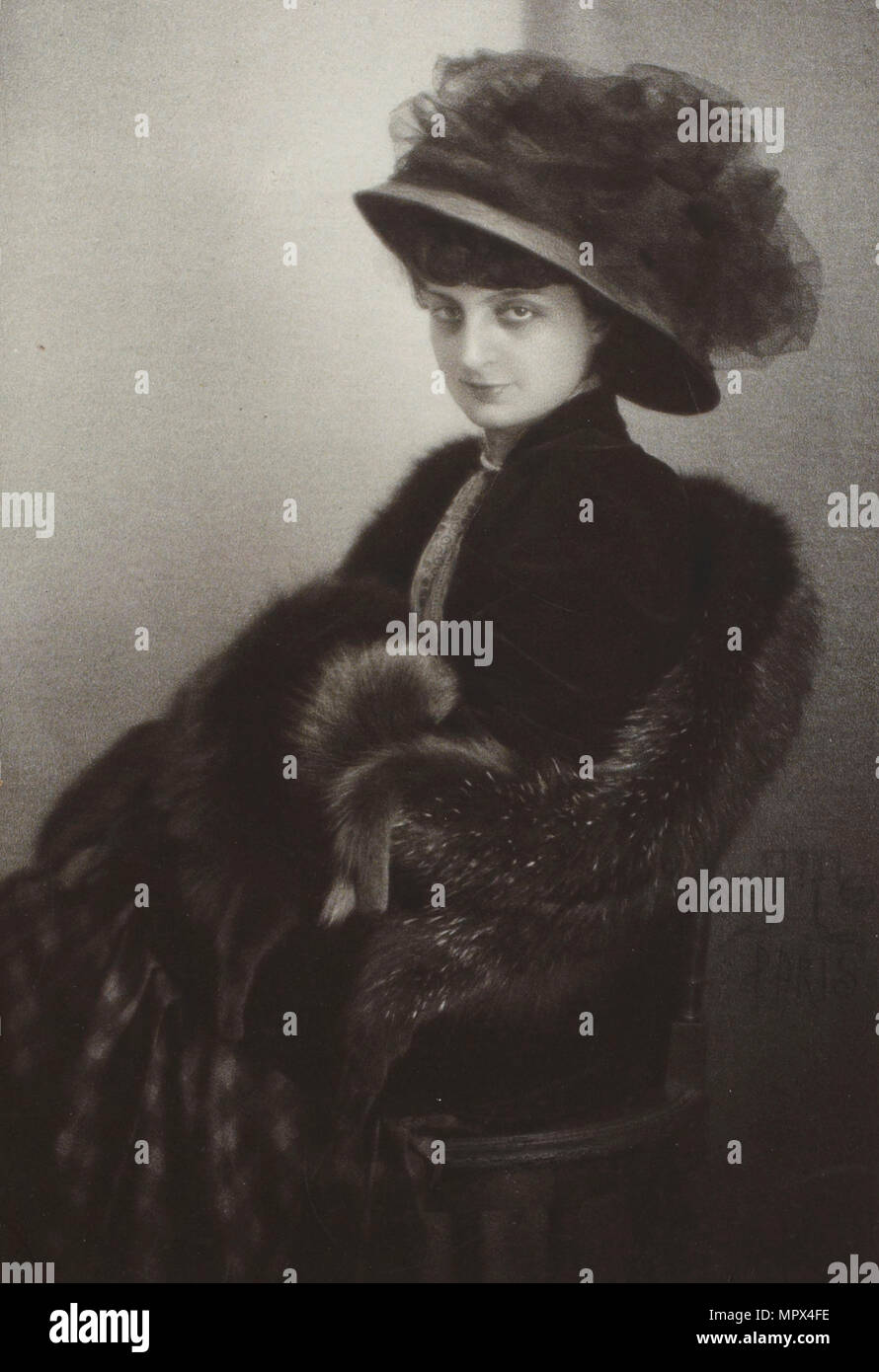 Portrait von anna-elisabeth Mathieu, Comtesse de Noailles (1876-1933 ...