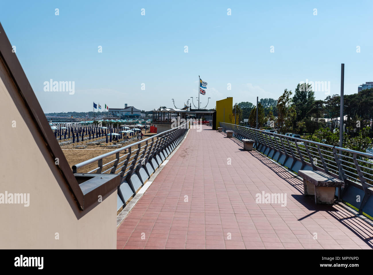 Beach Of Lignano Sabbiadoro Stockfotos & Beach Of Lignano Sabbiadoro ...